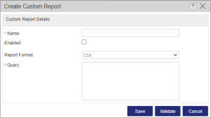Managing Custom Reports